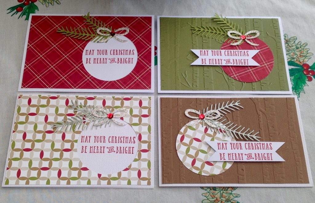Pretty Pines Thinlits Dies From Alphacrafts And Stampin Up 2455